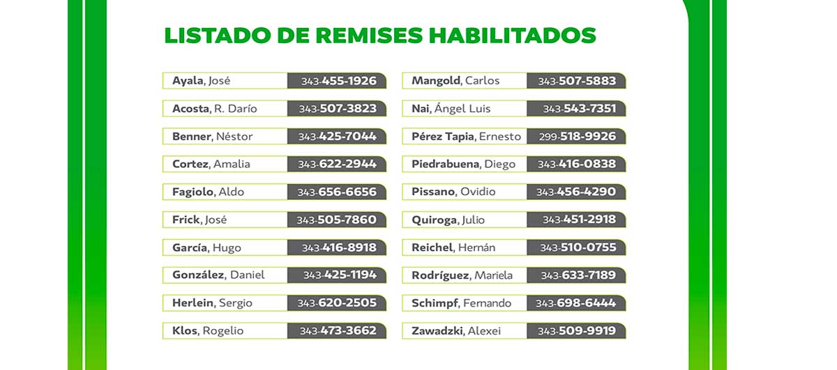 Remises Libertador San Martin ⋆ Guía 2025